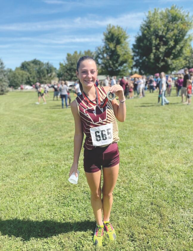 Finding her stride: Williamstown’s Lilly Burrell spends her time long ...